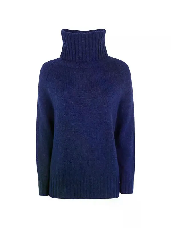 BASE Turtleneck Raglan-sleeve Sweater