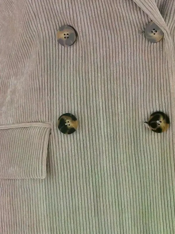 F.IT Double-breasted Corduroy Blazer