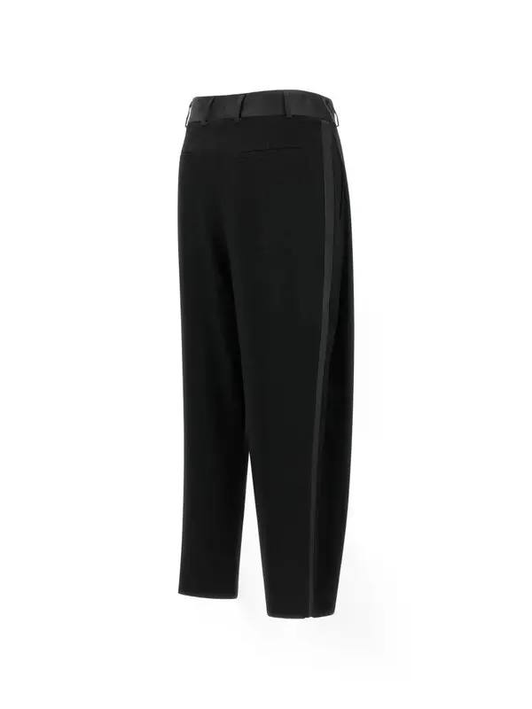 Alberto Biani Asymmetrical-panel Tapered Trousers