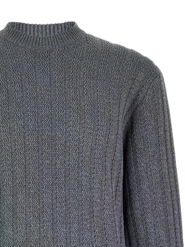 BOSS Textured-knit Cotton Sweater