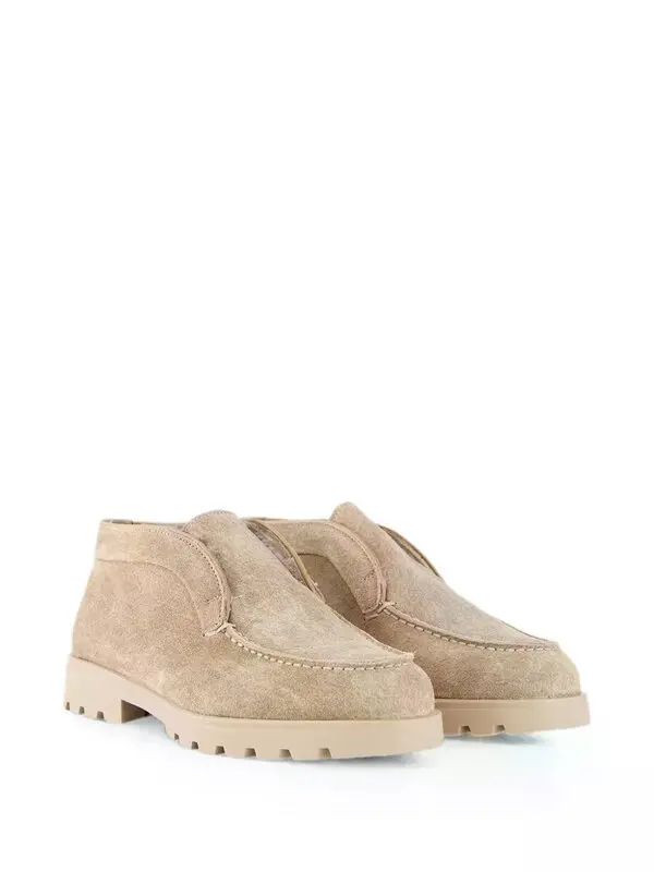 Santoni Yalta Suede Desert Boots