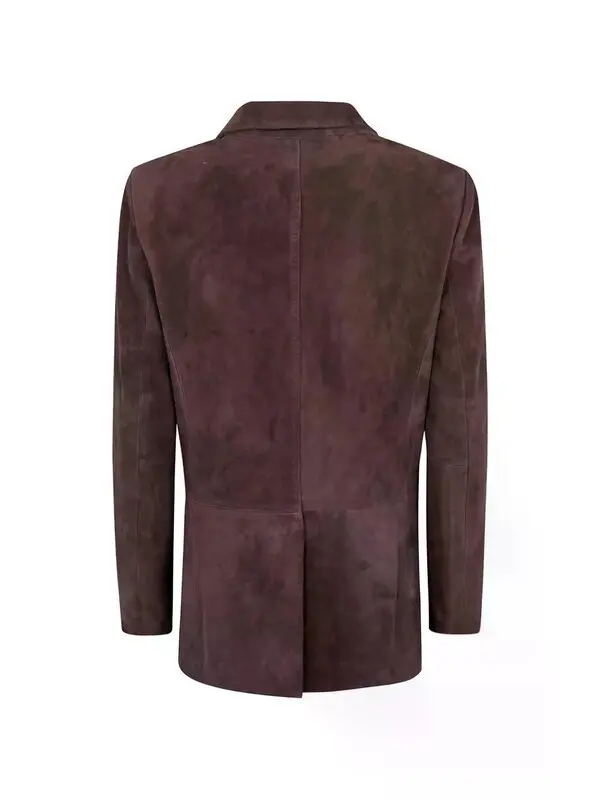 Seventy Double-breasted Suede Jacket