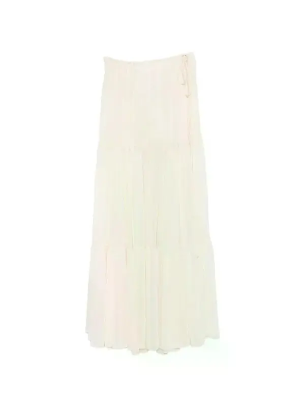 Arcina Ori Alessandra Tiered Maxi Skirt - Neutrals