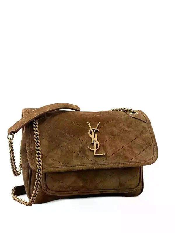 Saint Laurent Niki Medium Shoulder Bag In Suede