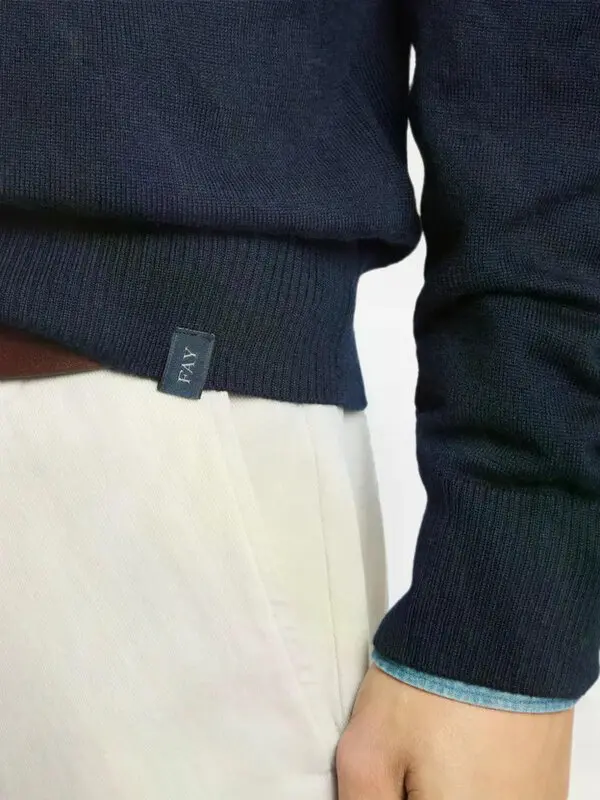 FAY Crew-neck Wool Sweater
