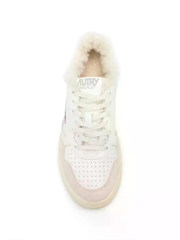 AUTRY Medalist Shearling-trim Sneakers