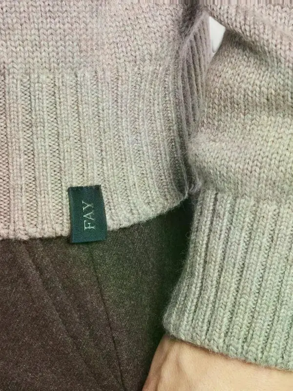 FAY Toggle-fastening Wool Sweater