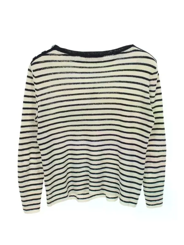 Dior Long Sleeve Knitted T-shirt - Neutrals