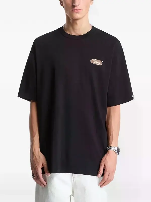 A BATHING APE Logo T-shirt - Black