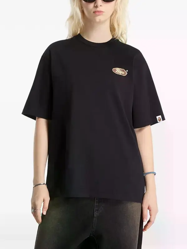 A BATHING APE Logo T-shirt - Black