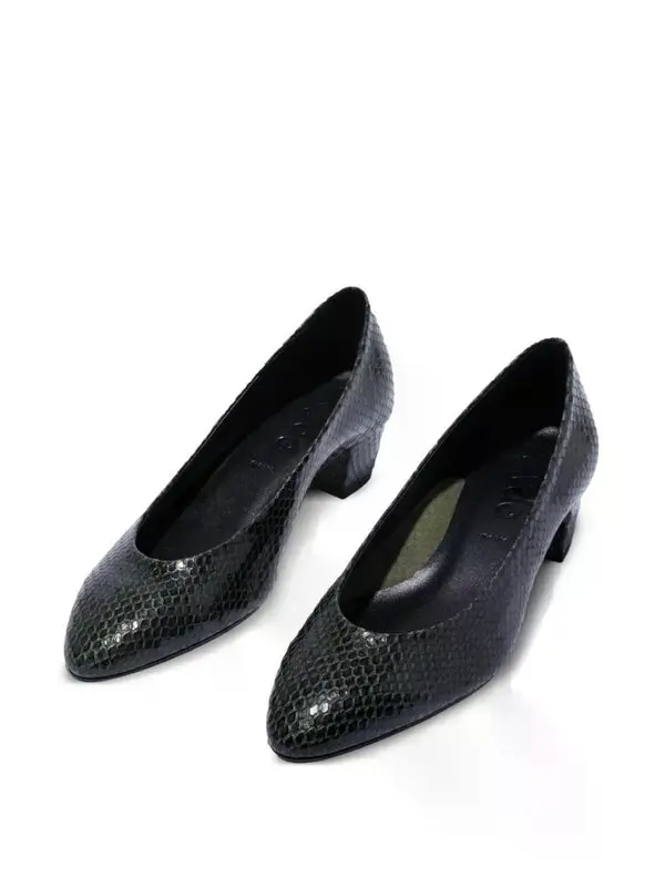 AeydĒ Helia Leather Heeled Pumps
