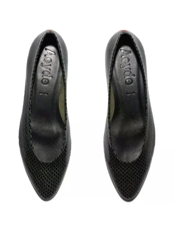 AeydĒ Helia Leather Heeled Pumps