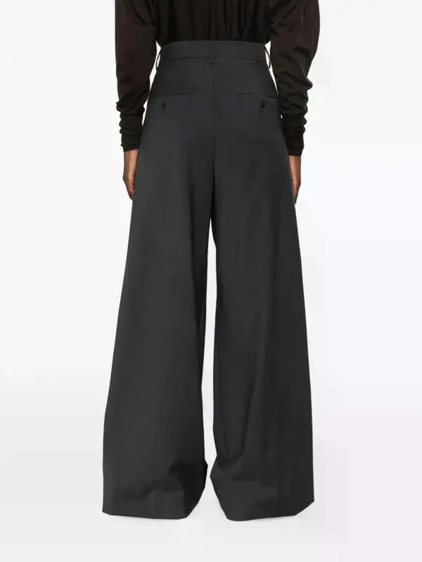 Max Mara Pleated Wide-leg Trousers