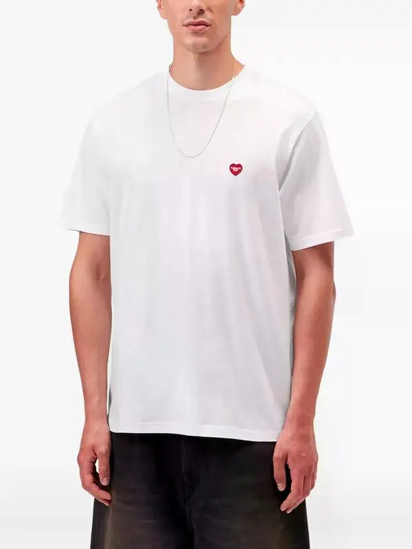 Carhartt Work In Progress S/s Small Heart T-shirt - White