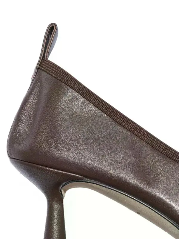 AeydĒ Giulia Leather Heeled Pumps