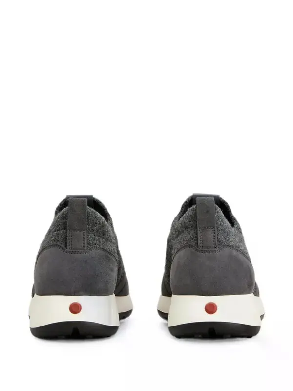 TOD'S Suede-panelled Felt Sneakers