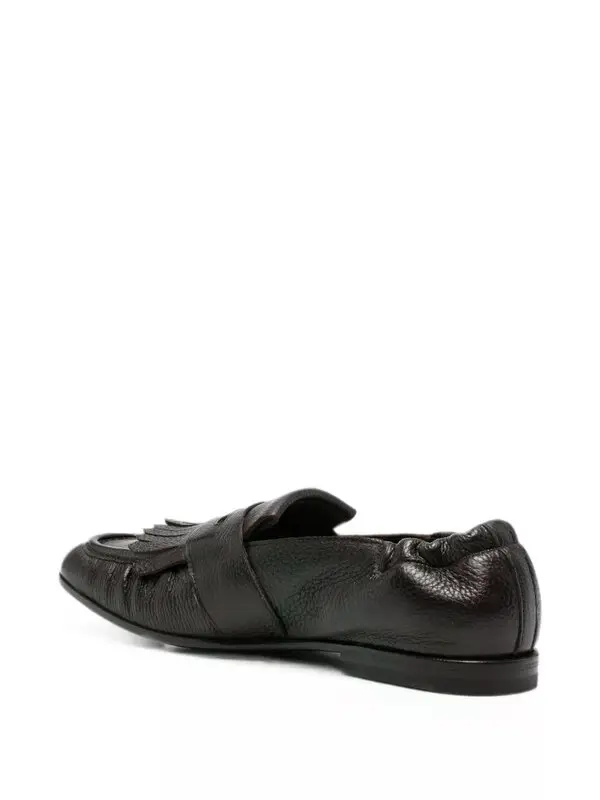SPINA Fringed Detail Loafers