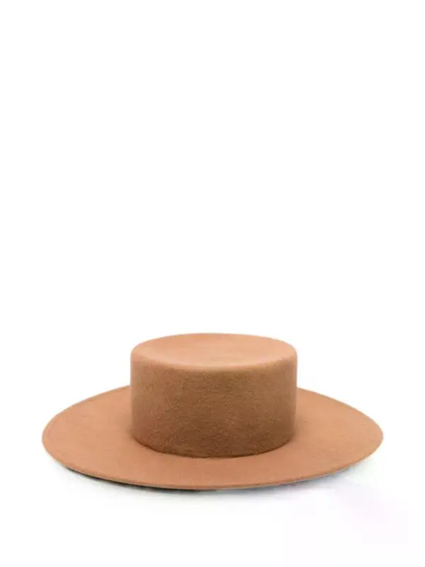 Ruslan Baginskiy Wool Felt Canotier Hat