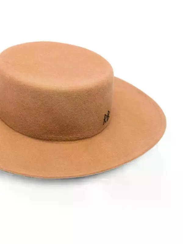 Ruslan Baginskiy Wool Felt Canotier Hat