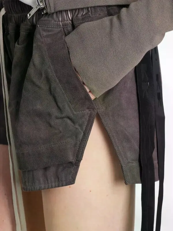 Rick Owens Drawstring Layered Shorts