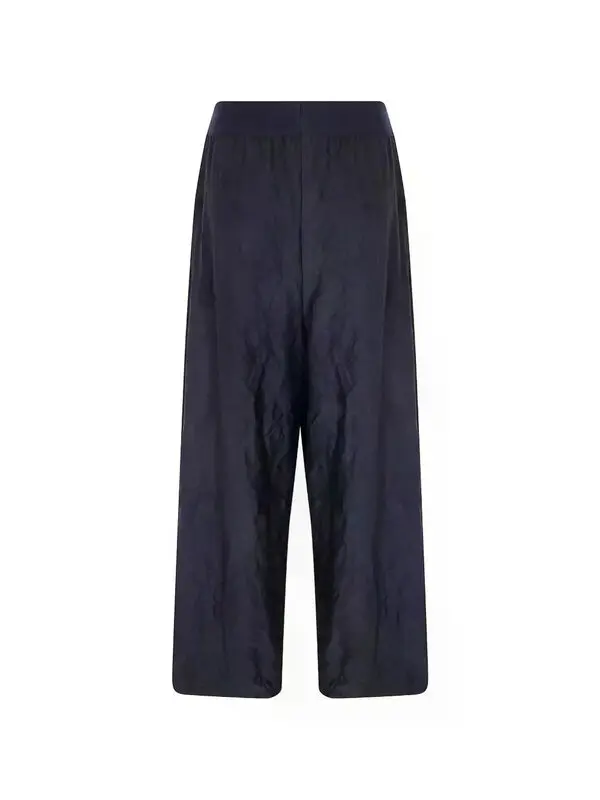 MARIA CALDERARA Crinkled-effect Palazzo Pants