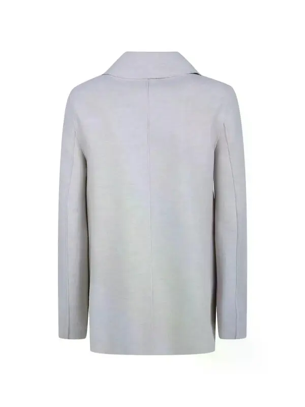 Harris Wharf London Double-breasted Notched-lapel Peacoat