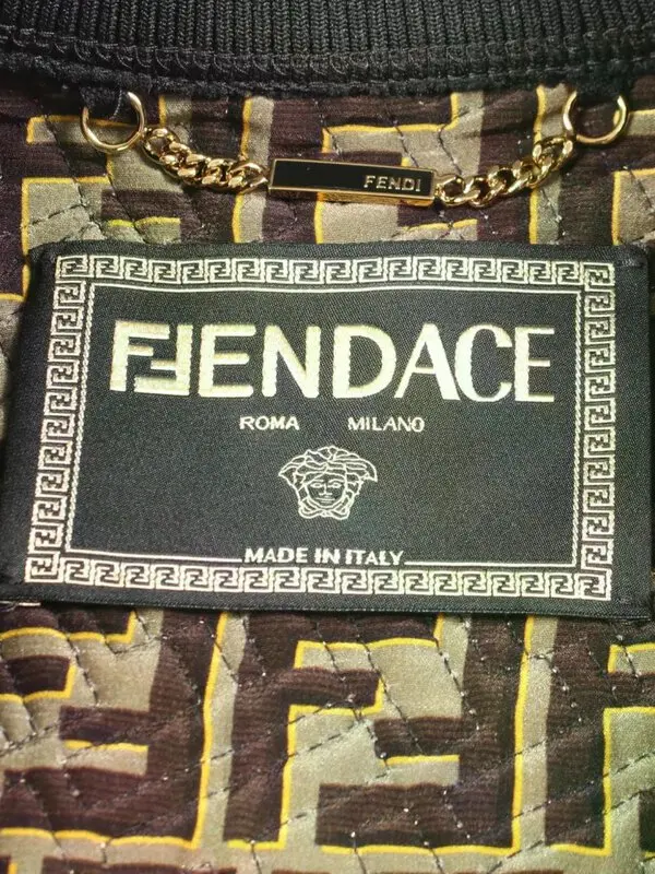 Fendi S 2010s Fendace Zucca Blouson Jacket