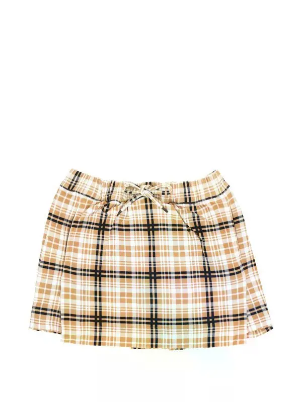 VIVIENNE WESTWOOD Check-pattern Pleated Skirt