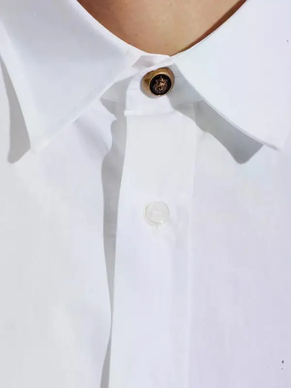 Balmain Lion-head Button Shirt