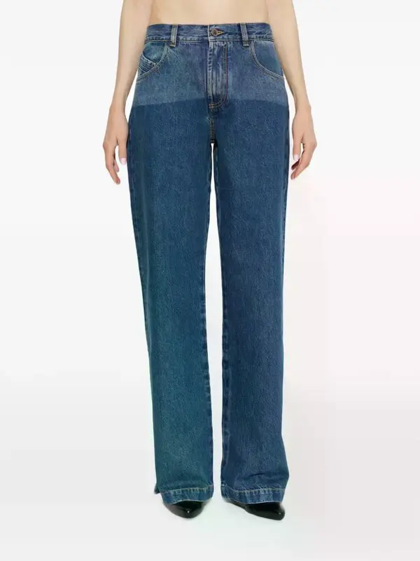Attico Two-tone Denim Jeans