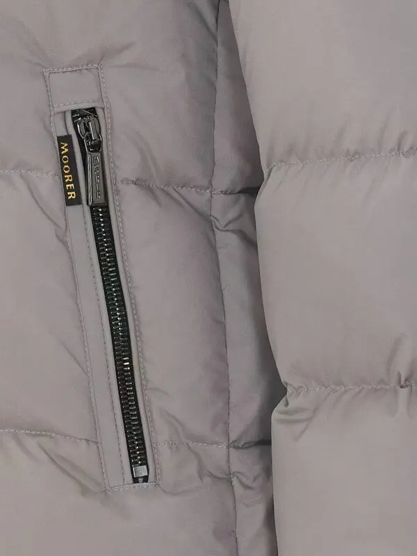 MOORER Brett Hooded Jacket - Grey