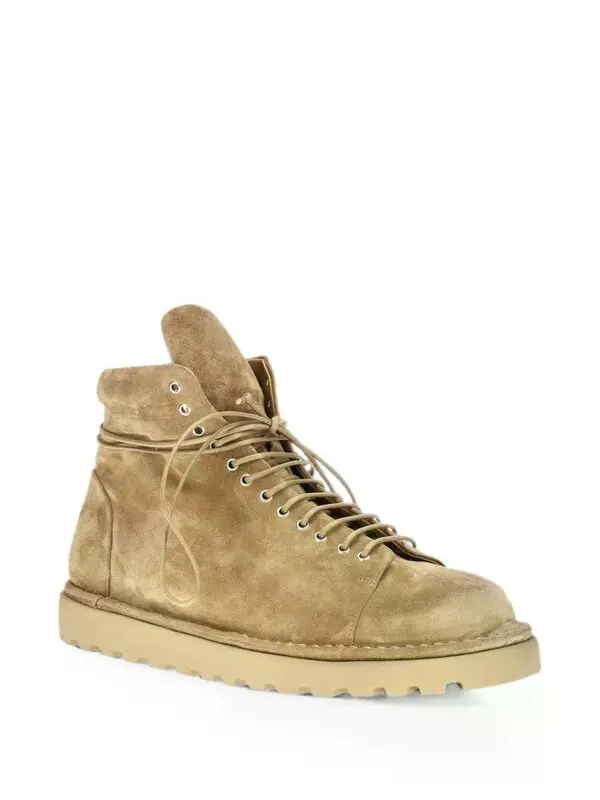 Marsèll Pallottola Suede Ankle Boots - Neutrals
