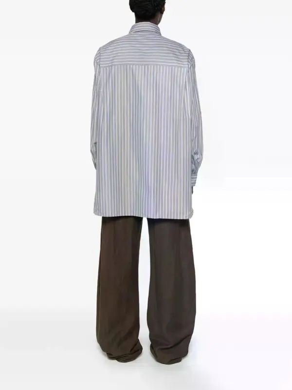 Soeur Vertical-stripe Long-sleeve Shirt