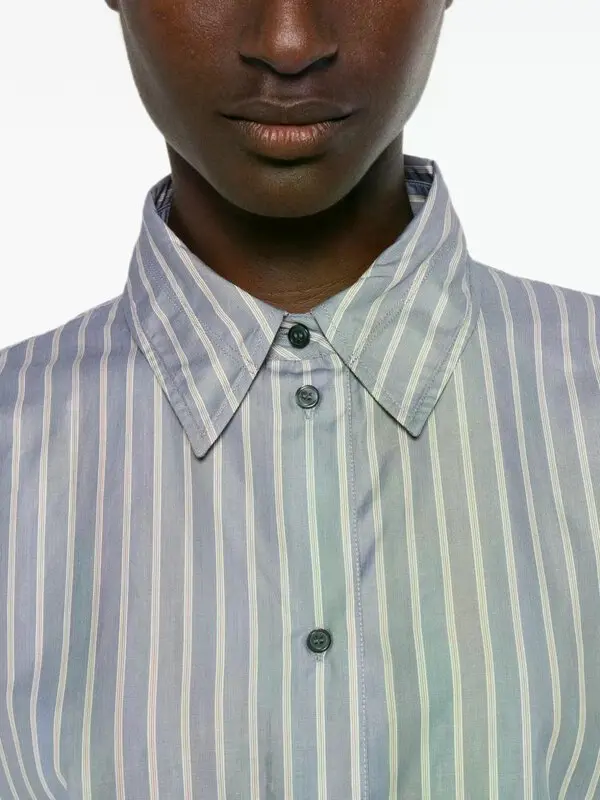 Soeur Vertical-stripe Long-sleeve Shirt
