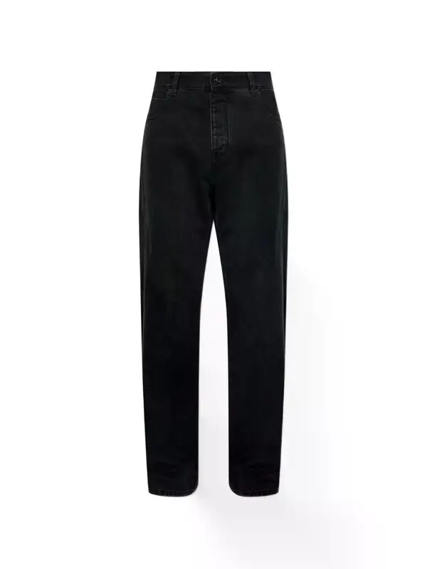 Balmain Logo-patch Loose-fit Jeans