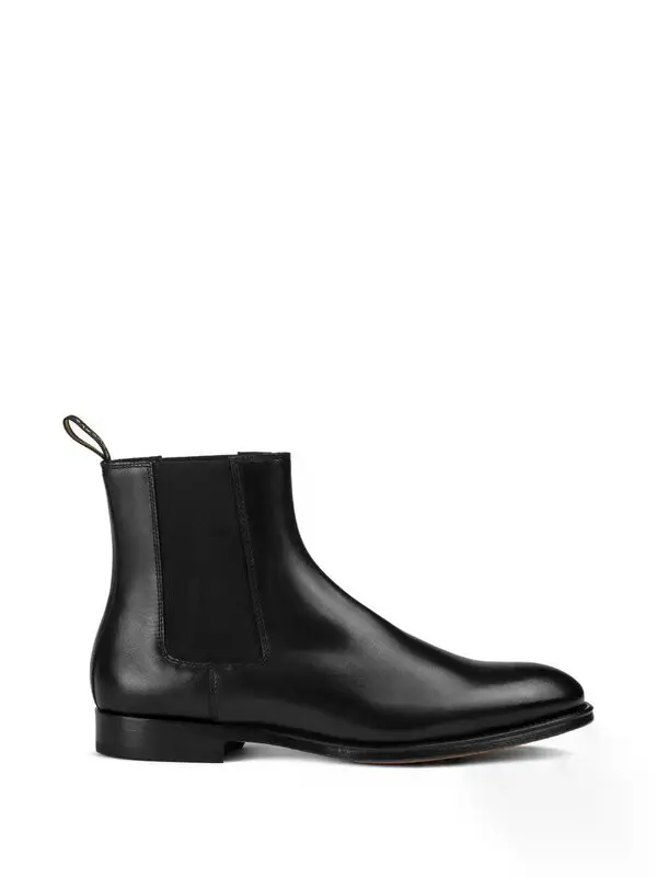 DOUCAL'S Elasticated-panel Pull-tab Ankle Boots
