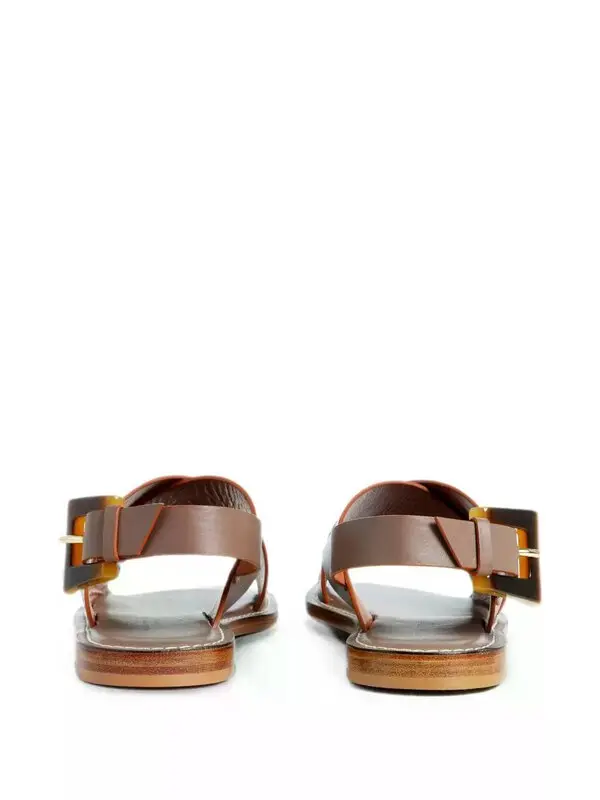 Roberto Festa Solea Crossover-strap Flat Sandals