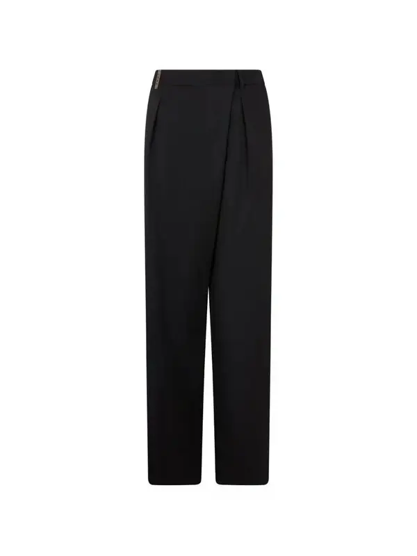 Peserico Pleated Wrap-style Trousers