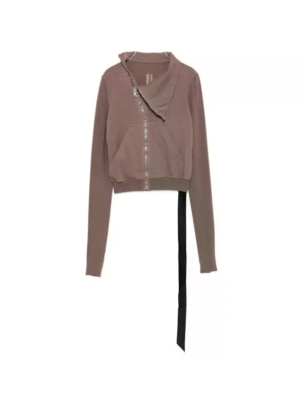 Rick Owens Asymmetric Zip-up Sweatshirt