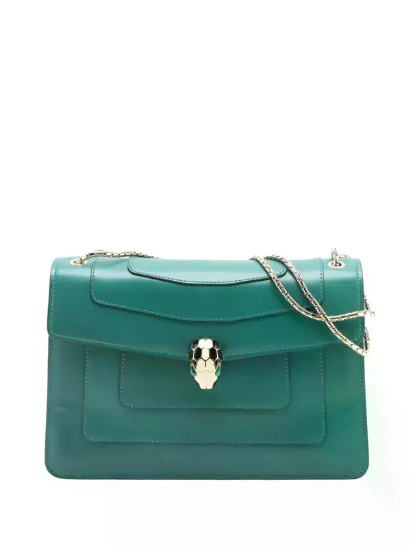 BVLGARI Serpenti Forever Shoulder Bag - Green