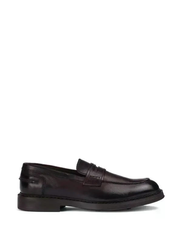 DOUCAL'S Leather Penny Loafers