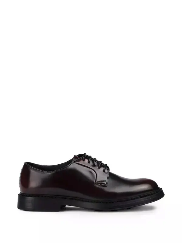 DOUCAL'S Lace-up Leather Derby Shoes