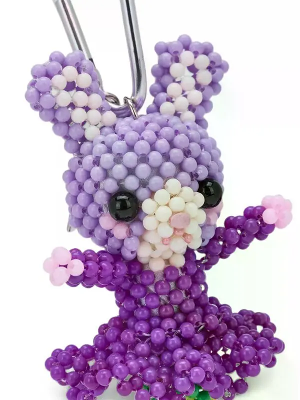 CHOPOVA LOWENA Sad Jerboa Beaded Keyring