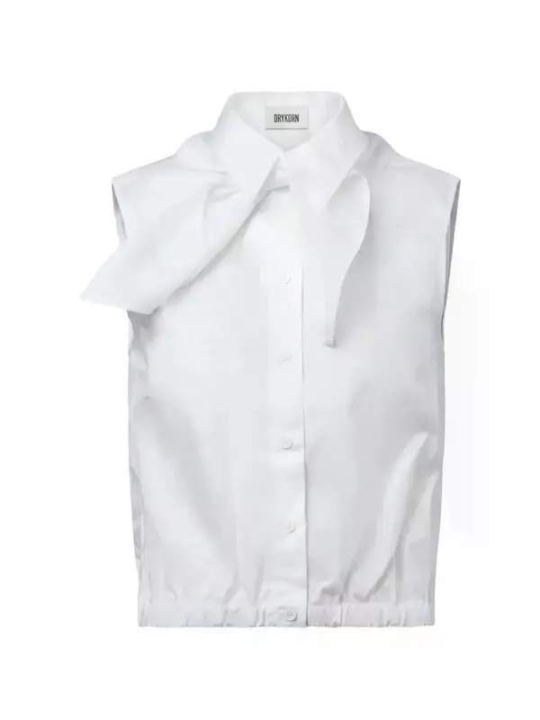 DRYKORN Tie-neck Sleeveless Shirt