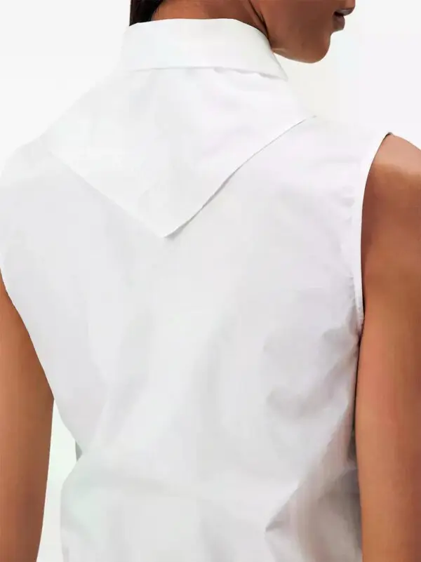 DRYKORN Tie-neck Sleeveless Shirt