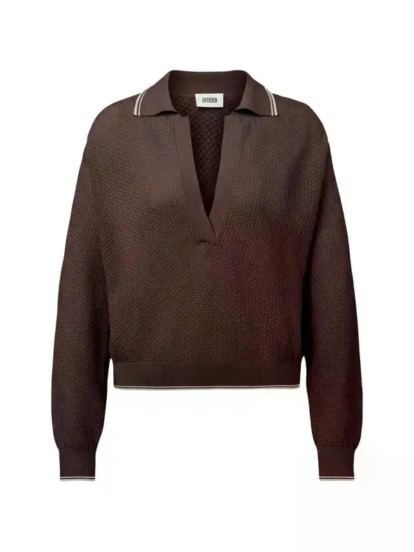 DRYKORN Jorgia Knitted Polo Sweater