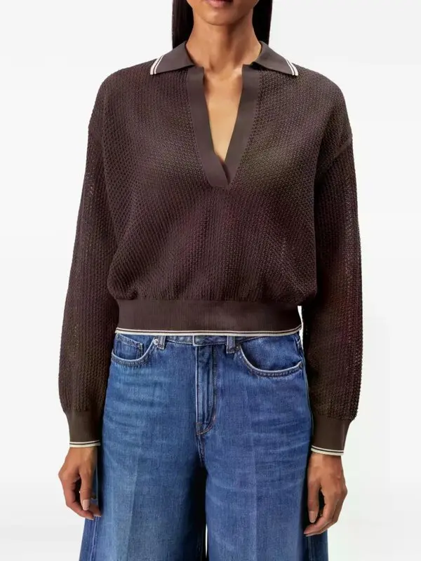 DRYKORN Jorgia Knitted Polo Sweater
