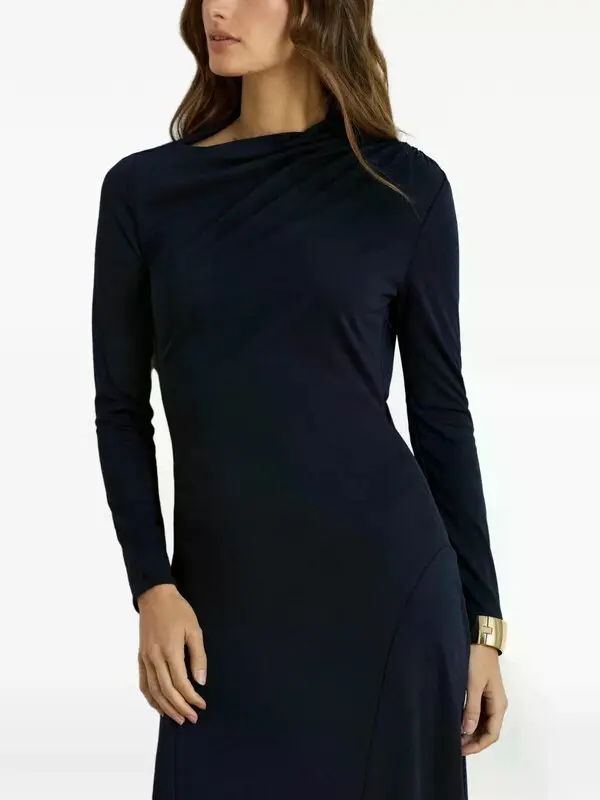 Ralph Lauren Yamilla Draped Midi Dress