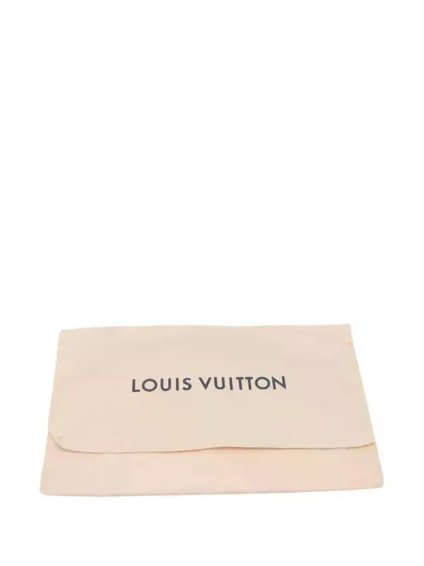 LOUIS VUITTON Monogram Giant Reverse Double Zip Pochette Crossbody Bag