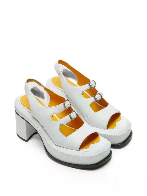 LILI CURIA Edie Buckled Platform Sandals